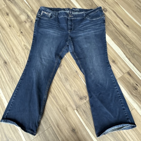 Rhythm. | Jeans | Rhythm In Blues Jeans Womens Size 22 Reg Embroidered ...